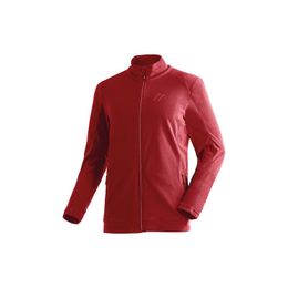 Maier Sports Herren Fleecejacke &raquo;Dennis Jacket M&laquo; Herren Midlayer, pflegeleichtes Fleece mit 2 RV-Taschen rot 50