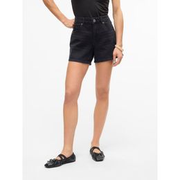 V&eacute;ro Moda Vero Moda Damen Jeansshorts &raquo;VMTESS MR SHORT DNM SHORTS MIX GA NOOS&laquo; Baumwollmischung, regular fit schwarz XL (42), N-Gr