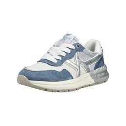 Mustang Sneaker Damen Gr&ouml;&szlig;e 42 saphir / taubenblau / silber / wei&szlig;