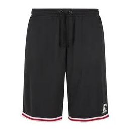 Shorts STARTER Black Label "Starter Black Label Starter Mesh Sport Short", Herren, Gr. M, US-Gr&ouml;&szlig;en, schwarz, 100% Polyester, loose fit, Hosen Shorts