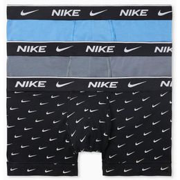 Nike Underwear Herren NIKE Underwear Trunk &raquo;TRUNK 3PK&laquo; Packung, 3er, 3 Stk. mit Logo-Elastikbund grau L/50, 3 Stk.