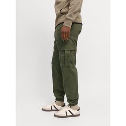 Jack & Jones Jack & Jones Herren Cargohose &raquo;JPSTKANE JJJONNIE CUFFED CARGO&laquo; gr&uuml;n 28, L&auml;nge 32