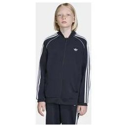 Trainingsjacke Adidas ORIGINALS "SST TRACK TOP", M&auml;dchen, Gr. 164, schwarz, wei&szlig;, Obermaterial: 100% Polyester, Jacken Trainingsjacke