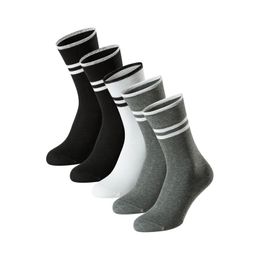 Schiesser Herren Socken &raquo;Bluebird&laquo; 5 Paar tlg. druckfreier Bund, Fersen und Zehen handgekettelt, Cotton-Mix 39-42