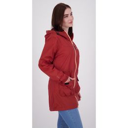 DEPROC Active Damen DEPROC Active Regenmantel &raquo;ROBSON LONG WOMEN&laquo; auch in Gro&szlig;en Gr&ouml;&szlig;en erh&auml;ltlich rot 48 (XL)