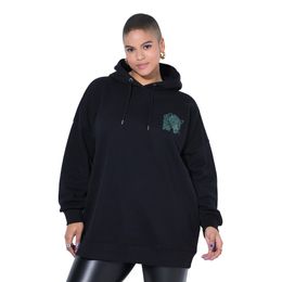 Studio Untold Sweatshirt Damen Gr&ouml;&szlig;e L/XL blau / gr&uuml;n / schwarz