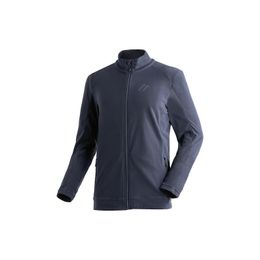 Maier Sports Herren Fleecejacke &raquo;Dennis Jacket M&laquo; Herren Midlayer, pflegeleichtes Fleece mit 2 RV-Taschen blau 52