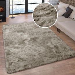 OTTO home Hochflor-Teppich &raquo;Valeria, Fellteppich, kuschelig, flauschig&laquo; rechteckig 60 mm H&ouml;he Kunstfell, weiche Teppiche, Wohnzimmer, Schlafzimmer, 