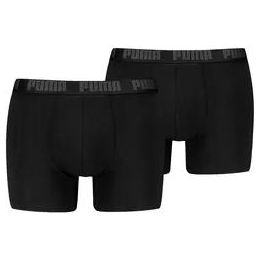 Boxershorts Puma "Boxershort 2er Pack", Damen, Gr. XXL, schwarz, Obermaterial: 95% Baumwolle CO. 5% Elasthan EL., Unterhosen