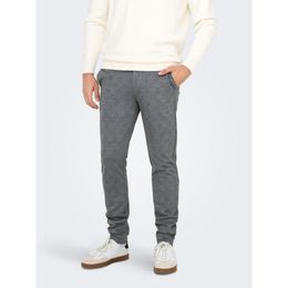 Only & Sons Only & Sons Herren ONLY & SONS Chinohose &raquo;ONSMARK SLIM CHECK 020919 PANT NOOS&laquo; grau 30, L&auml;nge 32