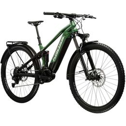 Kross Unisex &raquo;KROSS E-SUV Grist 1.0 29" gr&uuml;n&laquo; 10 Gang Shimano CUES U6000 Schaltwerk Kettenschaltung Mittelmotor 250 W Pedelec, Elektrofahrrad f&uuml;r 
