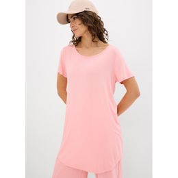 bonprix Damen bonprix Longshirt figurumschmeichelnde Passform, Kurzarm, f&uuml;r Fr&uuml;hling und Sommer 36/38 (S)