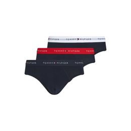 Tommy Hilfiger Underwear Damen Slip &raquo;3P BRIEF DTM&laquo; Packung, 3er, 3 Stk. mit Logo-Elastikbund blau XL (54), 3 Stk.