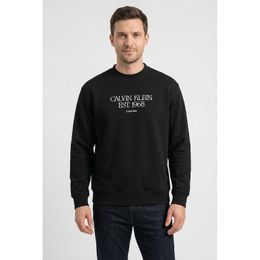 Calvin Klein Jeans Herren Sweatshirt &raquo;1968 NYC GRAPHIC&laquo;, Regular fit mit Markenprint L