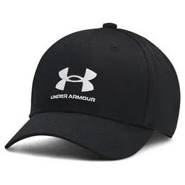 Baseball Cap Under Armour "ESSENTIAL LOW LOCKUP ADJ", Kinder, schwarz,, wei&szlig;, Obermaterial: 65% Polyester, 35% Baumwolle, Caps, verstellbarer Verschluss, aus Polyester und Baumwolle, f&uuml;r Teens