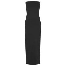 Shirtkleid Urban Classics "Urban Classics Ladies Bandeau Midi Dress", Damen, Gr. XL, US-Gr&ouml;&szlig;en, schwarz, 94% Polyamid, 6% Elasthan, unifarben, slim fit, Rundhals, Kleider Shirtkleid