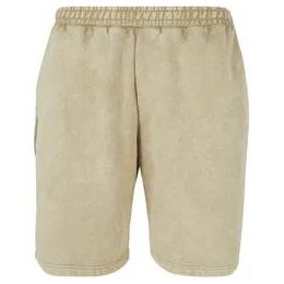 Sweatshorts Urban Classics "Urban Classics Herren Heavy Stone Washed Sweat Shorts", Herren, Gr. XXL, US-Gr&ouml;&szlig;en, unionbeige, 70% Baumwolle, 30% Polyester, unifarben, relaxed fit, Hosen Sweatshorts