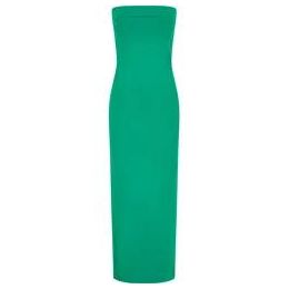 Shirtkleid Urban Classics "Urban Classics Ladies Bandeau Midi Dress", Damen, Gr. M, US-Gr&ouml;&szlig;en, froggr&uuml;n, 94% Polyamid, 6% Elasthan, unifarben, slim fit, Rundhals, Kleider Shirtkleid
