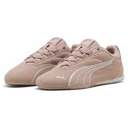 Sneaker Puma "CATCH SOLEIL SD", Damen, Gr. 37, rose latte, Puma wei&szlig;, Leder, Schuhe Sneaker, mit Schn&uuml;rung, mit leicht profilierter Gummisohle, aus Leder