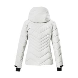 Killtec Damen Skijacke &raquo;KSW 31 WMN SKI QLTD JCKT&laquo; Winddichte, wasserabweisende Skijacke mit Daunenoptik und Schneefang wei&szlig; 46