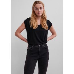 Pieces Damen Pieces Rundhalsshirt &raquo;PCBILLO TEE SOLID NOOS BC&laquo; schwarz S