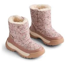 Stiefel Wheat "Wheat Winterboot Liza Tex", M&auml;dchen, Gr. 34, rose dust flowers, Schuhe Stiefel