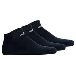 Sneakersocken Emporio Armani "Socken CASUAL COTTON 3er Pack", Herren, Gr. 39-42, blau, Obermaterial: 76% Baumwolle CO. 22% Polyamid PA. 2% Elasthan EL., Socken Sneakersocken