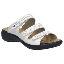 Sandale Josef Seibel "Ibiza 66, weiss", Damen, Gr. 39, wei&szlig;, Obermaterial: 100% Rindsleder Leather cow., Schuhe Sandale