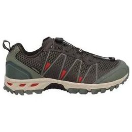 Wanderschuh CMP "ALTAK TRAIL SHOES WP", Herren, Gr. 42, piombo, trek gr&uuml;n, ferrari, Synthetik, Schuhe Wanderschuh, wasserdicht