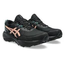 Trailrunningschuh asics "GEL-VENTURE 11 WP", Damen, Gr. 39, schwarz, apricot crush, Synthetik, Schuhe, wasserdicht