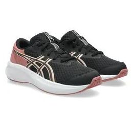 Laufschuh asics "PATRIOT 14 GS", Kinder, Gr. 39,5, schwarz, pearl pink, Synthetik, Schuhe Laufschuh, f&uuml;r Kinder & Jugendliche