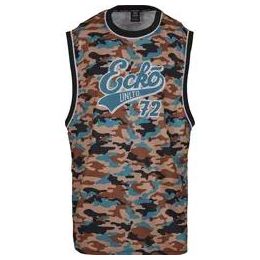 Tanktop ECKO UNLTD. "Ecko Unltd. Herren Ecko Unltd. Tanktop BBall", Damen, Gr. M, camouflage, schwarz, gr&uuml;n, 100% Baumwolle, mehrfarbig, normal, Tops Tanktop