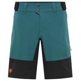 Radhose Ziener "NIANDO-Z", Herren, Gr. 52, EURO-Gr&ouml;&szlig;en, turquoise ocean, Obermaterial: 100% Polyester; Obermaterial 2: 100% Polyester; Obermaterial 3: 98% Polyester, 2% Elasthan, Hosen