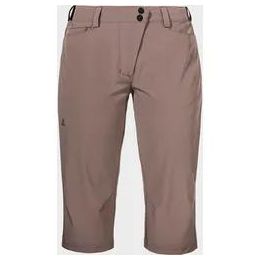Sch&ouml;ffel 3/4-Hose SCH&Ouml;FFEL "Capri Pants Style Keitele WMS", Damen, Gr. 40, Normalgr&ouml;&szlig;en, 3905, braun, Oberstoff: 88% Polyester, 12% Elasthan, Hosen
