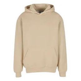 Kapuzenpullover Urban Classics "Urban Classics Kids Basic Essential Hoody", Jungen, Gr. 146/152, sand, 100% Baumwolle, unifarben, normal, ohne Ausschnitt, Pullover Kapuzenpullover
