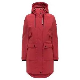 Kurzmantel Navahoo "Morgennebel 14", Damen, Gr. S (36), rot, Obermaterial: 100% Polyester. Innenfutter: 62% Polyester, 33% Baumwolle, 5% Elasthan. &Auml;rmelfutter: 100% Polyester, tailliert ca. Mitte Oberschenkel, hoch geschlossener Ausschnitt, &Auml;rmel ohne &Auml;rmelschlitz Rippstrickb&uuml;ndchen mit Druckknopf,verstellbar, M&auml;ntel Kurzmantel, Leichter Softshellmantel f&uuml;r den &Uuml;bergang