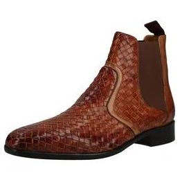 Melvin & Hamilton Stiefelette MELVIN & HAMILTON "Melvin & Hamilton Stiefelette Leder/Textil", Herren, Gr. 44, braun, Leder, Textil, Schuhe Stiefelette