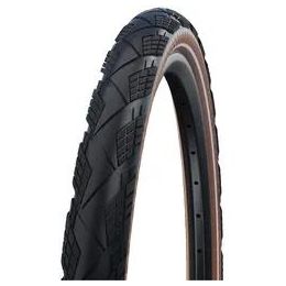 Fahrradreifen Schwalbe "Marathon EfficiencyHS617", schwarz, transparent, Fahrradreifen, 28 x 2,17