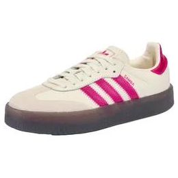 Sneaker Adidas ORIGINALS "SAMBAE", Damen, Gr. 40,5, cream wei&szlig;, shock pink, shock pink, Leder, Schuhe Sneaker