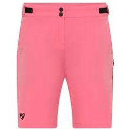 Radhose Ziener "NILSA-Z", Damen, Gr. 44, EURO-Gr&ouml;&szlig;en, strawberry sorbet, Obermaterial: 100% Polyester, Hosen