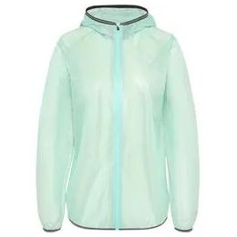 Regenjacke Ziener "NATINA-Z", Herren, Gr. 42, bright turquoise, Obermaterial: 53% Polyester, 47% Polyurethan, Jacken Regenjacke