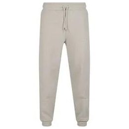Jogginghose DROPSIZE "Dropsize Herren Embo V2 Jogger", Herren, Gr. XS, US-Gr&ouml;&szlig;en, pumicestone, 70% Baumwolle, 30% Polyester, relaxed fit, Hosen Jogginghose