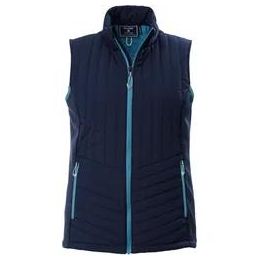 Funktionsweste Killtec "KOS 70 WMN VST", Damen, Gr. 40, nachtblau, Obermaterial: 100% Polyester;Obermaterial 2: 90% Polyester, 10% Elasthan;Futter: 100% Polyester;F&uuml;llung: 100% Polyester, Westen Funktionsweste, Hybridweste, wasserabweisend, leicht gef&uuml;ttert