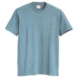 Levi's T-Shirt LEVI'S "T-Shirt Original Housemark Tee 1er Pack", Damen, Gr. XL, blau (hellblau), Obermaterial: 100% Baumwolle CO., Shirts T-Shirt