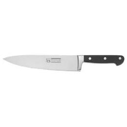 CS SOLINGEN Kochmesser CS KOCH-SYSTEME "PREMIUM, 20 cm, Edelstahl rostfrei", schwarz, Klingenl&auml;nge 20cm, Edelstahl, Kunststoff, Kochmesser, Kochmesser, mit hoher Schneidqualit&auml;t