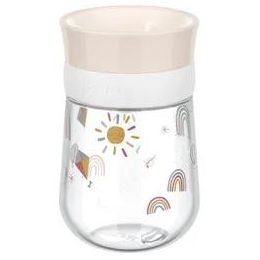 Kinderbecher Mepal "360 Trinklernbecher Mio (2025) 300 ml", beige (sunshine, rainbow), Polypropylen, Trinkgef&auml;&szlig;e, Kinderbecher