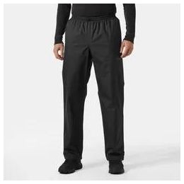 Regenhose Helly Hansen "HH RAIN PANT", Herren, Gr. XL, N-Gr, schwarz, Web, Obermaterial: 100% Polyester. Futter: 100% Polyester, unifarben, Basic lang, Hosen Regenhose, atmungsaktiv, wind- und wasserdicht, versiegelte N&auml;hte