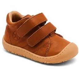 Lauflernschuh bisgaard "barefoot hale", Baby, Gr. 24, cognac, Leder, unifarben, Schuhe Lauflernschuh, Barfu&szlig;schuh mit Wechselfu&szlig;bett, Gr&ouml;&szlig;enschablone zum Download