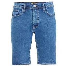 Jeansshorts Blend "Jeansshorts BHDenimshorts", Damen, Gr. M, N-Gr, blau (denim unwashed middle blau), Obermaterial: 98% Baumwolle CO. 2% Elasthan EL., Jeans Jeansshorts
