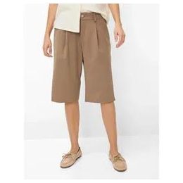 Chinohose Brax "Style MILLA B", Damen, Gr. 46, Normalgr&ouml;&szlig;en, hellbraun, Web, 53% Polyester, 43% Schurwolle, 4% Elasthan, Hosen Chinohose
